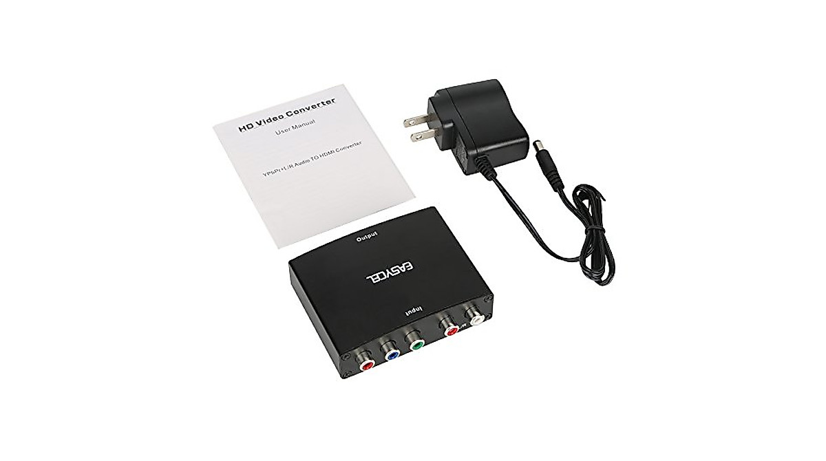 EASYCEL Component to HDMI Converter 1080P + 1.2M Cable