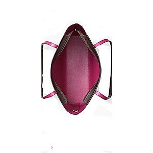 Kate Spade Lawton Way Rose Tote Chocolate Cherry