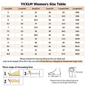 YKXLM Women's Ballroom Dance Shoes Closed Toe T-Strap Latin Salsa Tango Practice Performance Character Dancing Shoes,7161,Red,8 US