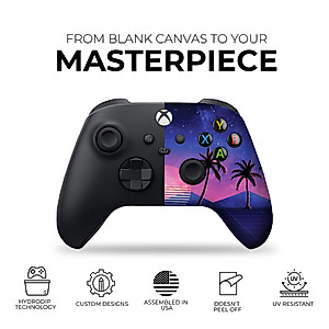 Original X-box Wireless Controller Special Edition Customized by DreamController Compatible with X-box One S/X-box Series X/S & Windows 10 Made with Advanced HydroDip Print Technology(Not Just a Skin)