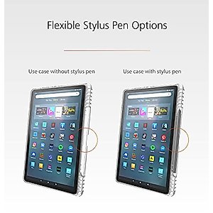 All-New Made for Amazon Clear Case and Screen Protector for Amazon Fire Max 11 (2023 Release)
