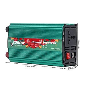 Intelligent Car Power Inverter DC to AC Outdoor Sine Solar Inverter 24V 3000W (110V)