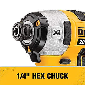 DEWALT 20V MAX* XR Cordless Drill Combo Kit, Hammer Drill & Impact Driver, Power Detect Technology (DCK299D1W1)
