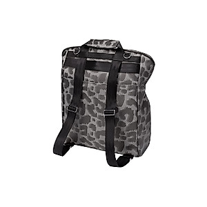 Petunia Pickle Bottom Cinch Convertible Backpack - Baby Bag - Baby Diaper Bag for Parents - Baby Backpack Diaper Bag - Stylish, Spacious, Secure Backpack for Busy Modern Moms & Dads - Shadow Leopard