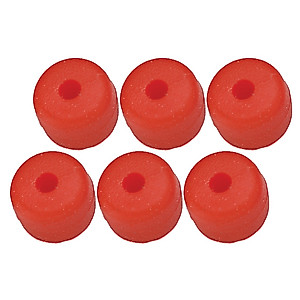 Pine Ridge Archery Nitro Button (Pack of 6), Red