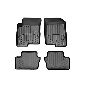 WeatherTech Custom Fit FloorLiners for Caliber, Compass, Patriot - 1st & 2nd Row (44086-1-2), Black