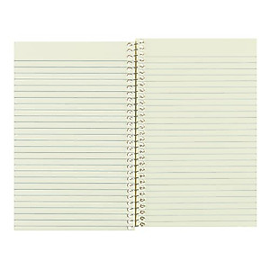 National Single-Subject Wirebound Notebooks, Narrow Rule, Brown Paperboard Cover, (80) 7.75 x 5 Sheets