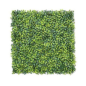 Windscreen4less Artificial Faux Ivy Leaf Decorative Fence Screen 20'' x 20" Boxwood/Milan Leaves Fence Patio Panel 1 Pcs