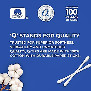 Q-tips Cotton Swabs, 500 Count (Pack of 2)