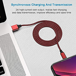 [Apple MFi Certified] 6Pack 3/3/6/6/6/10 FT iPhone Charger Nylon Braided Fast Charging Lightning Cable Compatible iPhone 14 Pro/13 mini/13/12/11 Pro MAX/XR/XS/8/7/Plus/6S/SE/iPad