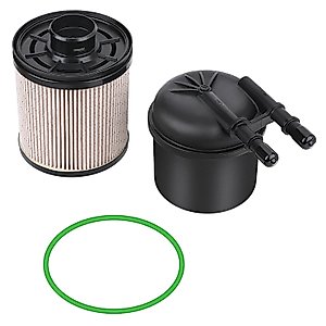 6.7 Powerstroke Fuel Filter - Compatible with 2011-2016 Ford F-250 F-350 F-450 F-550 Super Duty 6.7L V8 Diesel - Replace FD-4615 BC3Z-9N184-B - 5 Micron Fuel Filter Water Separator Kit