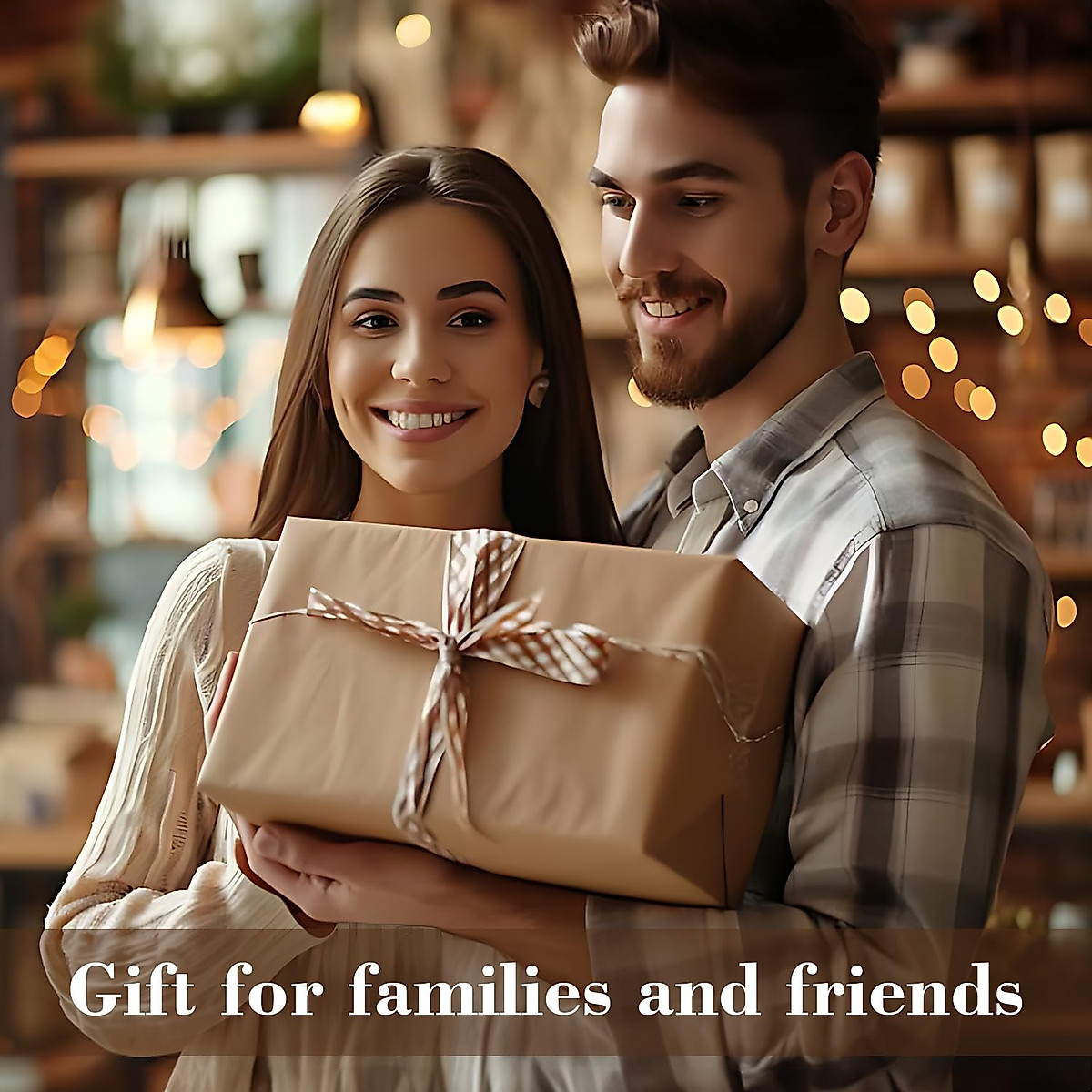 USumkky 23.75 inches Modern Ceramic Table Lamp Set of 2 for Living Room, Farmhouse Bedside Nightstand Lamp for Bedroom Home Office Dorm