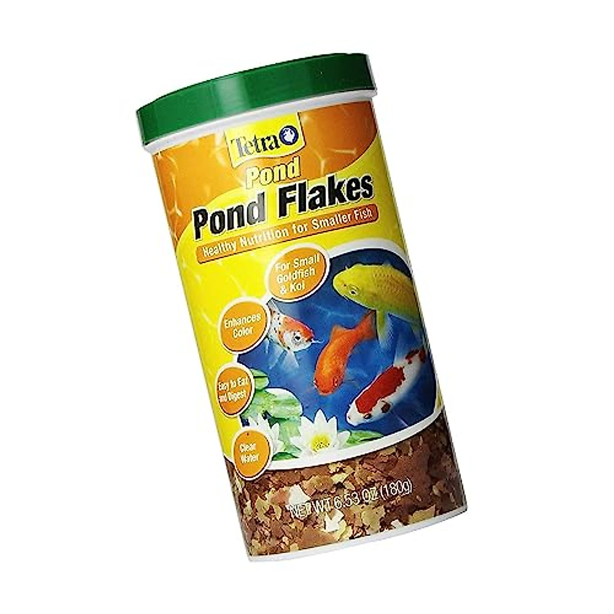 Flaked Fish Food for Small Goldfish and Koi with Premium Nutrition (2 Pack) (6.35-Ounce, 1-Liter) (2 Items)