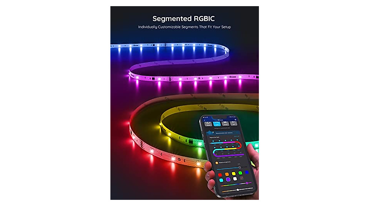 Govee RGBIC LED Strip Lights – Smart Color Control