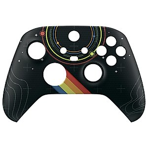 eXtremeRate Custom Shell for Xbox Series X & S Controller - Revitalize Your Controller - Stars Explorer Replacement Cover Front Housing Cover for Xbox Core Controller Wireless [Control NOT Included]