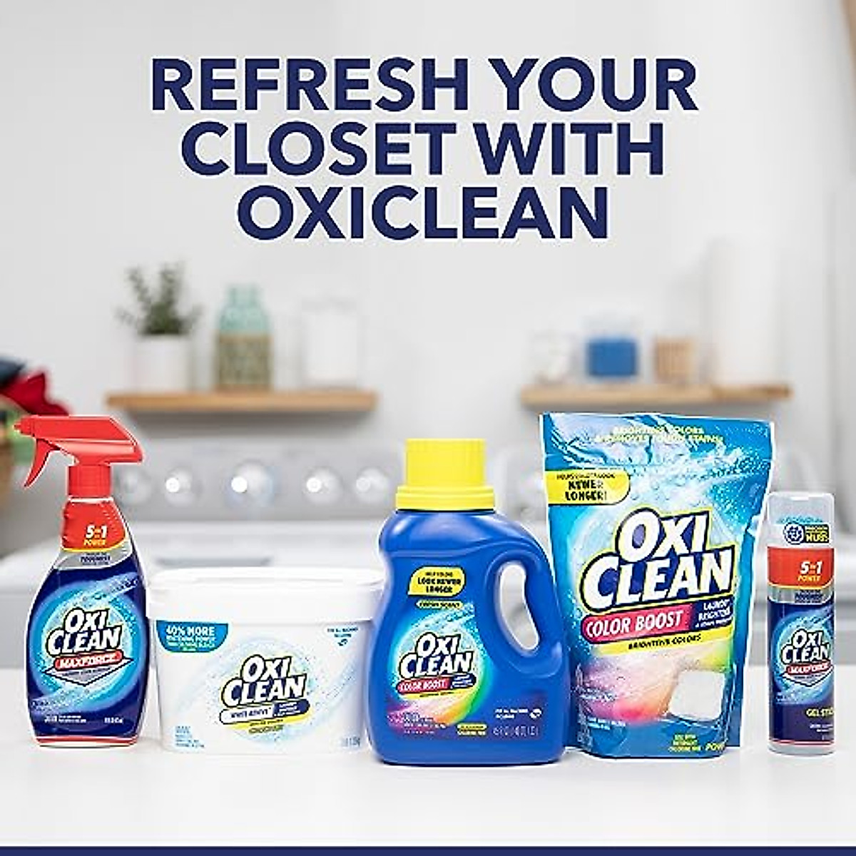 OxiClean Color Boost Laundry Brightener and Stain Remover Power Paks, 26 Count