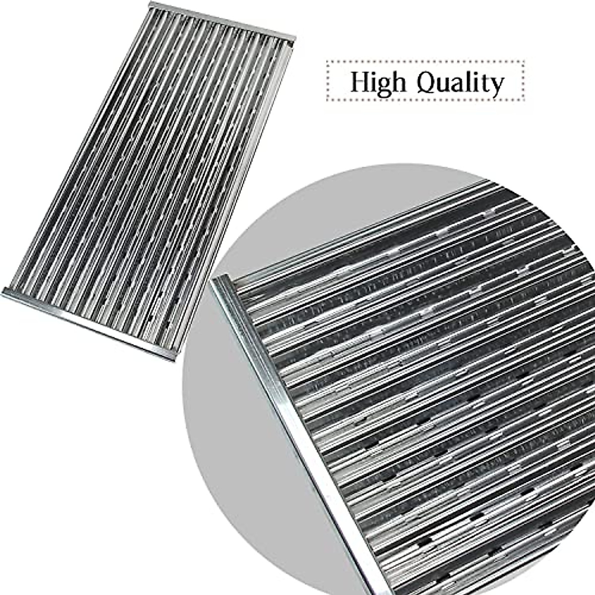 VICOOL 17" x 8 1/16" Emitter Grates for Tru-Infrared Charbroil Grills 463242515, 463367016, 463242516, 466242515, 466242615, 463243016, 463367516, 466242516, 466242616, 463346017, Stamped SUS