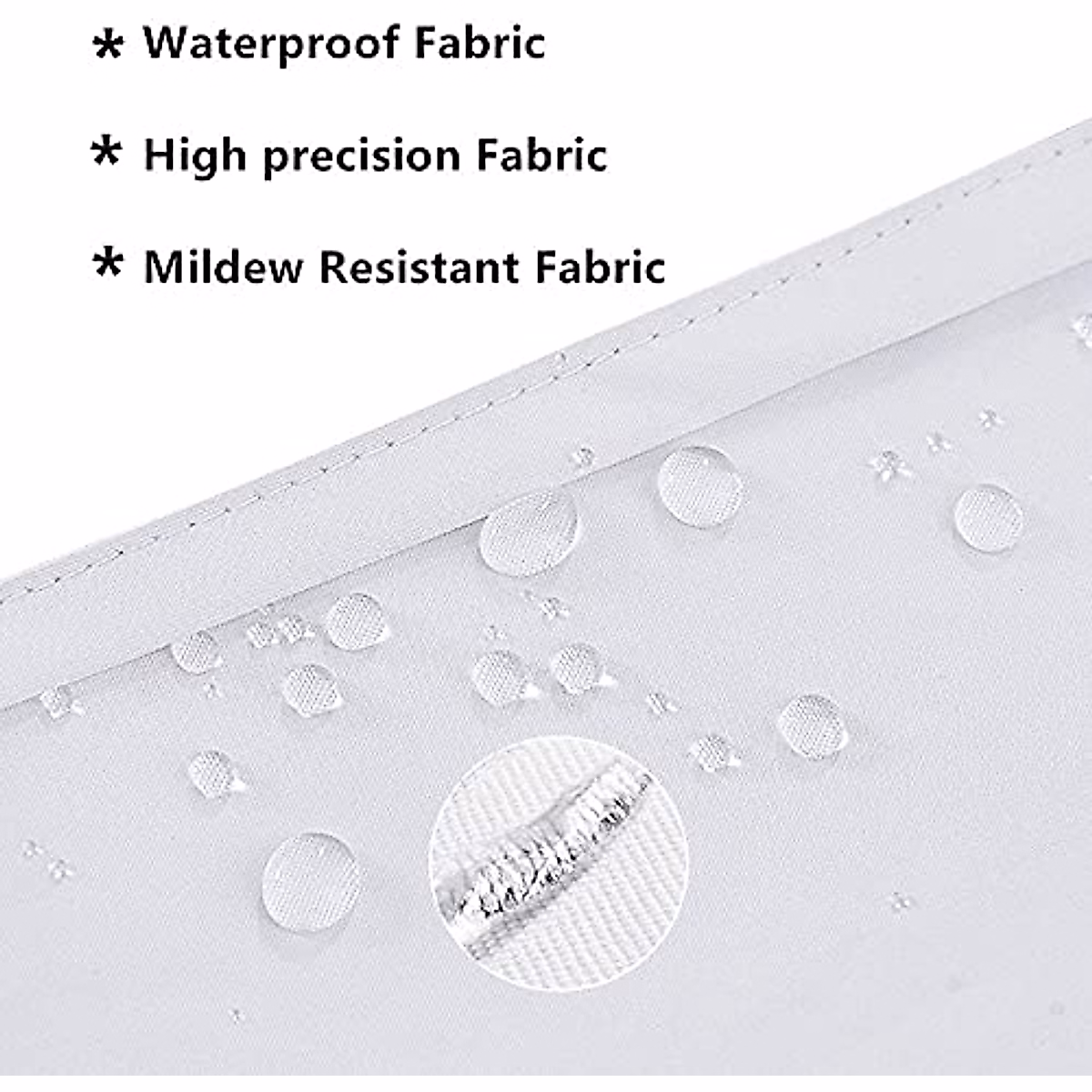 LANQiAO Outdoor Curtain Grommet, Retro Style Atomic Outdoor Curtain Fabric for Patio Light Block Heat Out Water Proof Drape W120 x L96