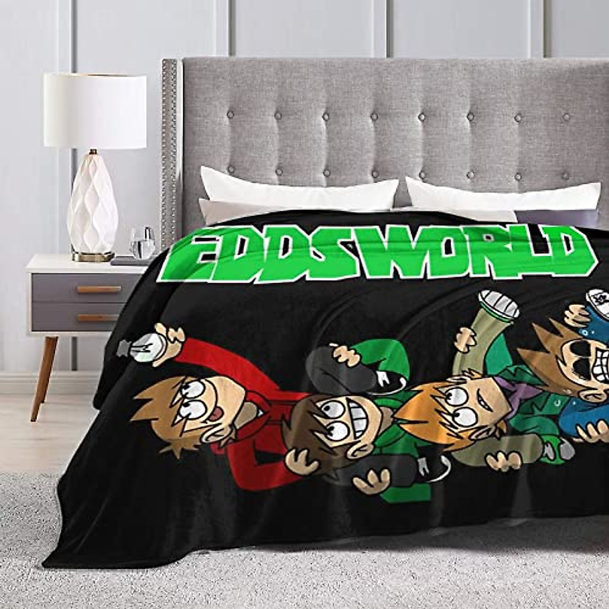 PankooClub Anime Manga Eddsworld Blanket Flannel Fleece Lightweight Throw Blankets All Seasons Bed Couch Office Outdoors 40"X30"