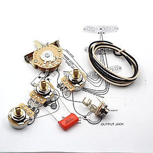 Deluxe Wiring Kit for Fender Strat - .047 Cap - Stratocaster