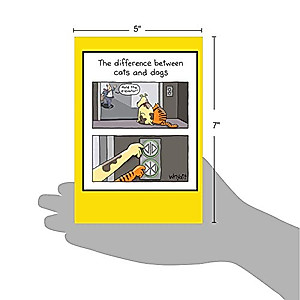 NobleWorks - 1 Funny Card for Happy Birthdays - Hilarious Cartoon Notecard with Envelope, Bday Celebration (Buyer Discretion Advised) - Hold the Elevator C4856BDG