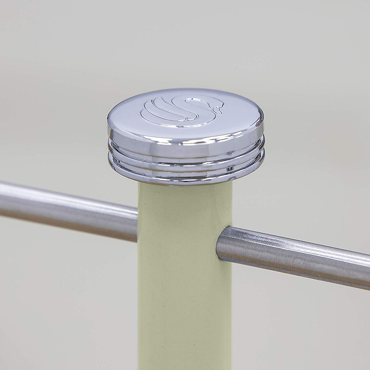 SWAN SWKA1030GN Retro 6 Cup Mug Tree, Weighted Base, Green