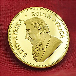 QINGFENG 2013 South Africa Saudi Africa Krugerrand 1OZ Gold Coin Paul Kruger Token Value Collectible Coins