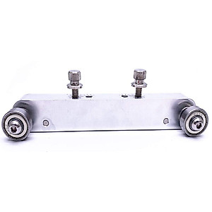Jiayouy Adjustable Guitar Nut & Bridge Sander Luthier Tool for Electric Acoustic Guitar Bass Silver