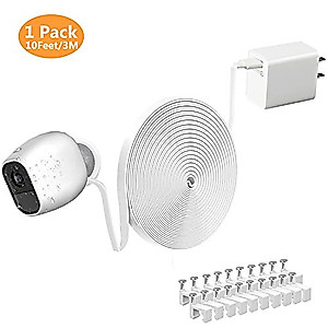 EaseBuy Arlo Power Cable and Charger Cables Adapter for Arlo Pro & Arlo Pro 2 and Arlo GO, Weatherproof Outdoor/Indoor