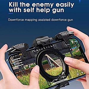 DDEHS Niversal Mobile Phone Game Cooler System Cooling Fan Gamepad Stand Radiator Gaming Controller Joystick Accessory for Smart Phone