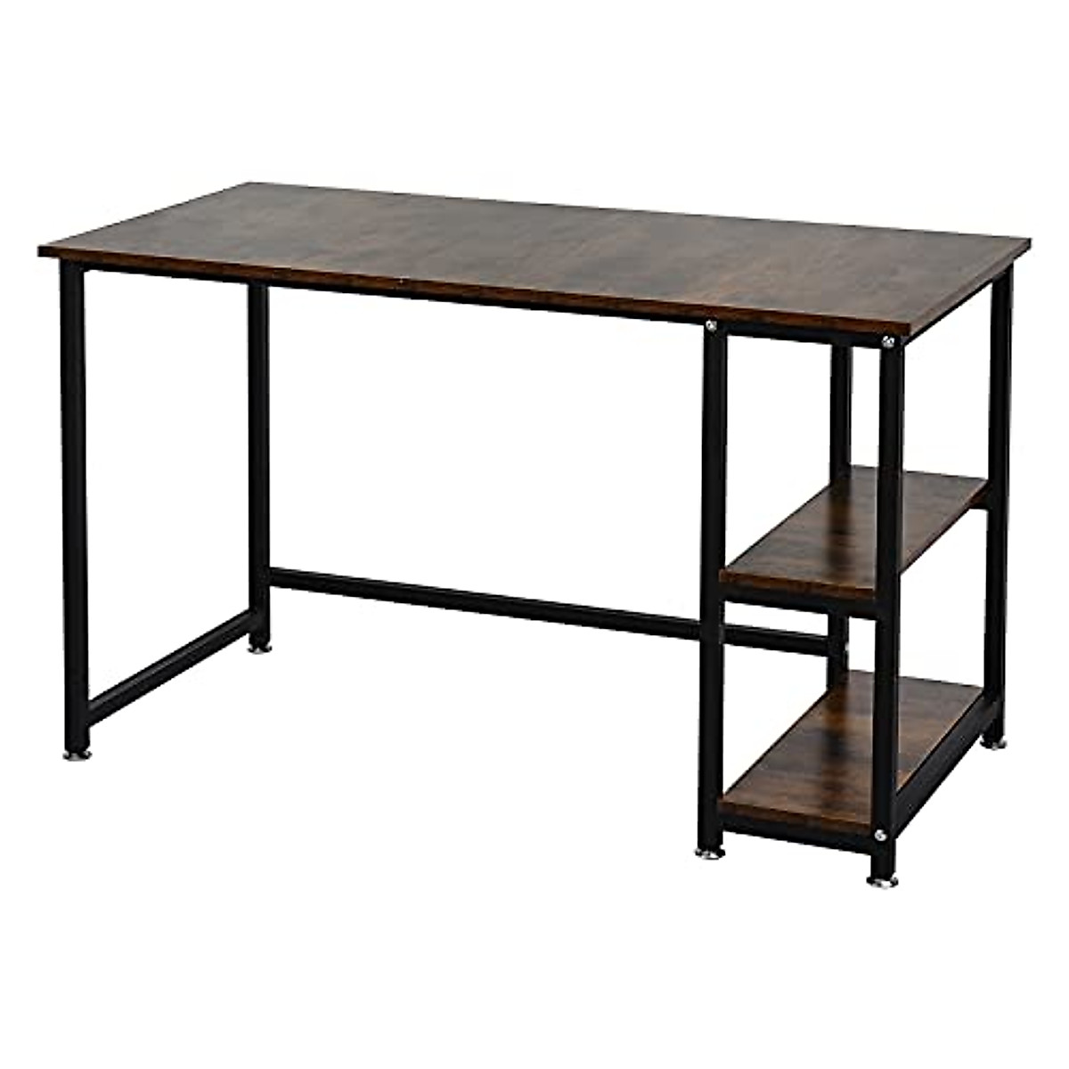 Modern Standing Desk Desk Creative Craft Art Drawing Desk Home Office Desks Simple Workstations Study Writing Reading Desk Secretary Executive Desk (Brown, One Size)