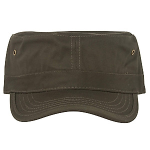 Enzyme Regular Solid Army Caps-Olive W35S45D (One Size)