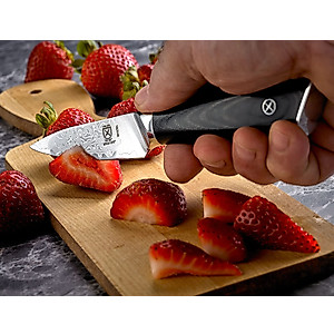 Mercer Culinary M13791 Premium Grade Super Steel, 3.5-Inch Paring Knife, G10 Handle