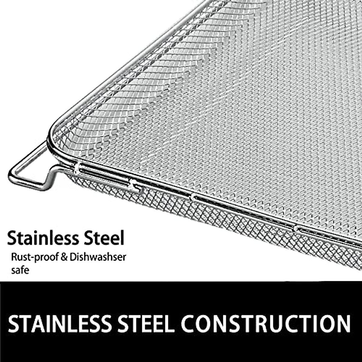 Replacement Air Fry Basket for Ninja Foodi DT251 Air Fryer Oven,Stainless Steel Air Fryer Basket for Ninja Foodi DT201,DT200,Accessories for Ninja Foodi 10-in-1 Smart XL Air Fry Oven