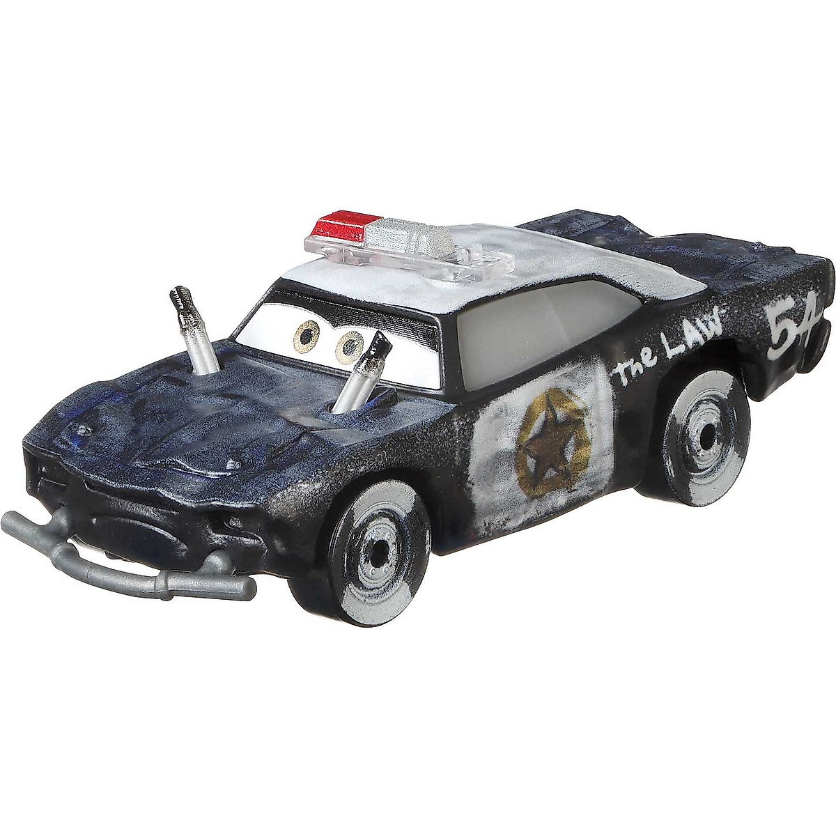 Disney Car Toys 2-Pack, APB and Broadside, 1:55 Scale Die-Cast Fan Favorite Vehicles For Racing And Storytelling Play, Gift for Kids 3 Years and Older