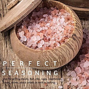 The Spice Lab Himalayan Salt - Coarse XL Grinder With Refill (30 oz) - Pink Himalayan Salt is Nutrient and Mineral Dense for Health - Gourmet Pure Crystal Kosher & Natural Certified