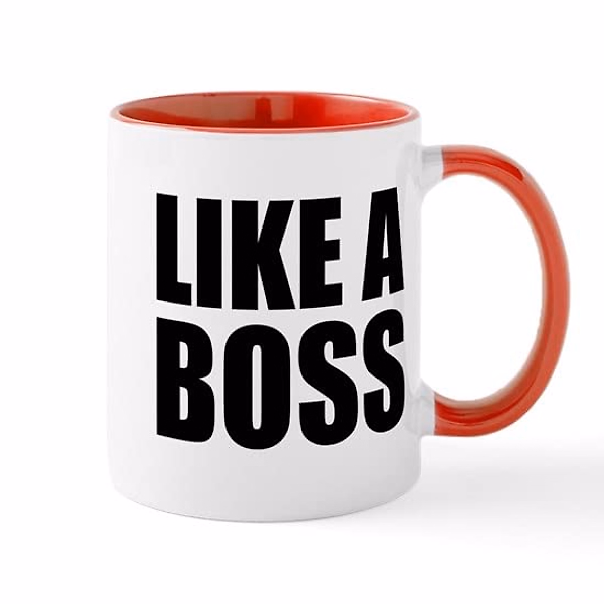 CafePress Like A Boss Mug Ceramic Coffee Mug, Tea Cup 11 oz