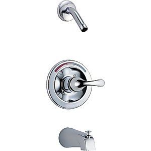 DELTA FAUCET T13491-LHD Classic MonitorR 13 Series Tub and Shower Trim - Less showerhead, Chrome