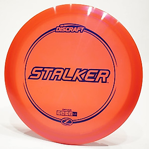 Discraft Stalker (Z Line) Fairway Driver Golf Disc, Pick Weight/Color [Stamp & Exact Color May Vary] Orange 173-174 Grams