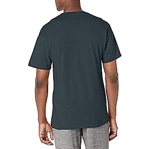 Champion mens Classic Jersey Tee Shirt, Granite Heather, Medium US