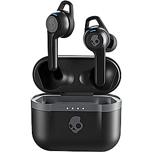 Skullcandy Indy True Wireless in-Ear Headphone Earbuds with Charging Case (Renewed) (Indy Evo, Black)