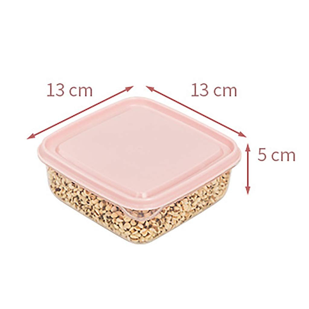 Toxz Refrigerator Sealed Crisper Storage Box 1-2L,Kitchen Finishing Storage Tank,1 Set of 17 Pieces,Be Used in Microwave Ovens/Dishwasher,PP Food Grade Plastic