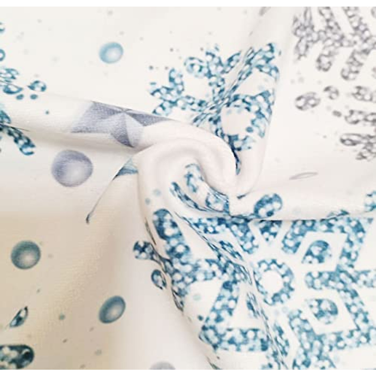 JALIBEI Snowflakes Hand Towels 13.6 X 29' Soft Kitchen Dish Towels for Household Daily Use | Home Decoration Towels