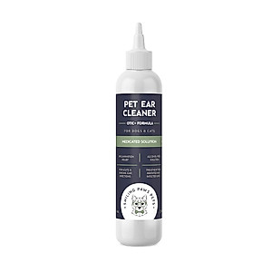 Smiling Paws Pets OTIC+ Formula - Ear Cleaner for Dogs and Cats - Dog Ear Treatment for Inflamed Areas - Cat and Dog Ear Wash Cleaner - Cat and Dog Ear Cleaner Solution - 8oz