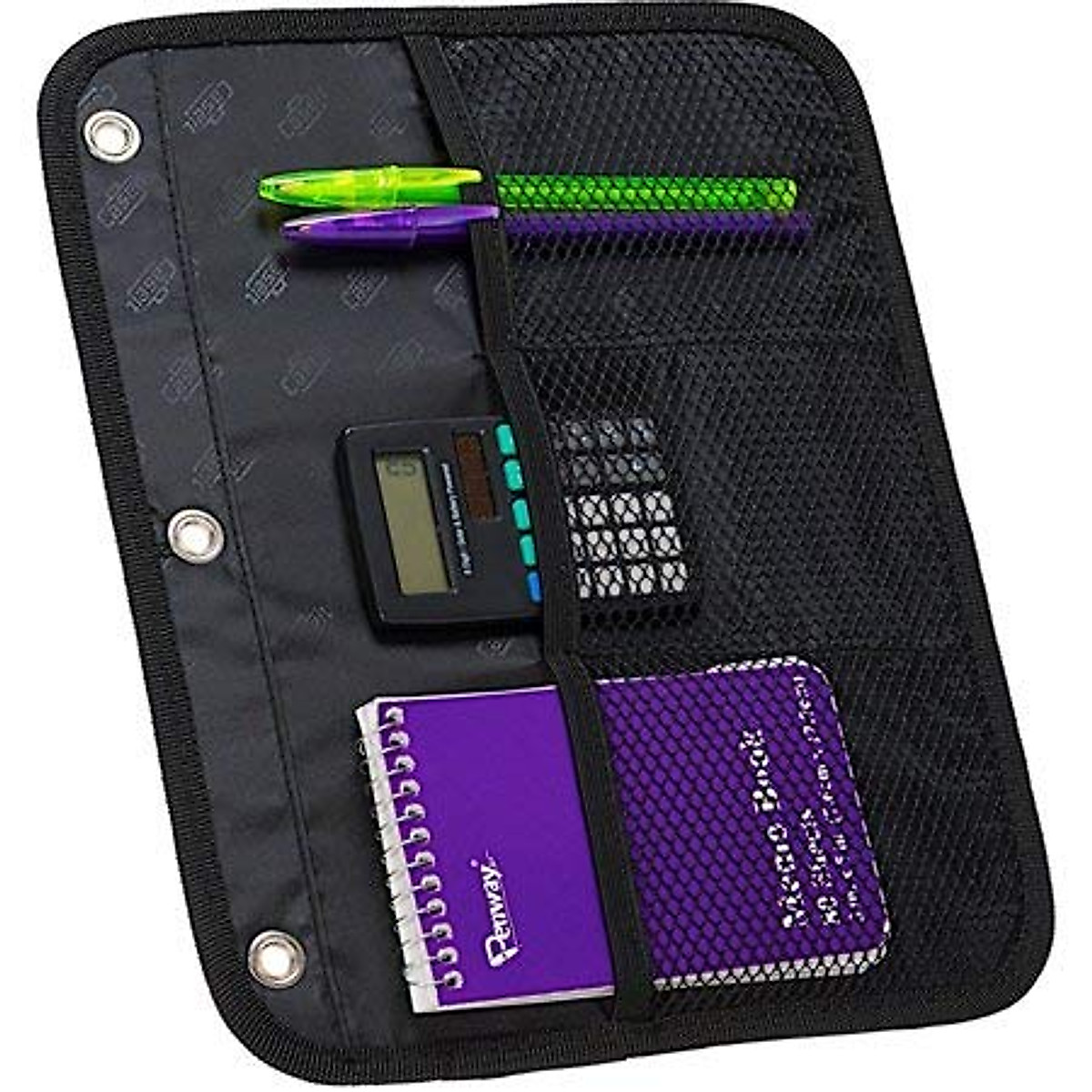 The Dual 100 | 2 in 1 Blue Dual Ring Zipper Binder