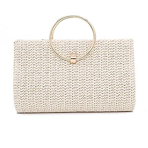 MXIAOXIA Tassel Golden Evening Bags Knitted Flap Clutch Shoulder Party Bridal Dinner Day Clutch Purse (Color : E, Size