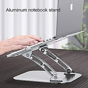 BoxWave Stand and Mount Compatible with Acer ConceptD 7 Ezel (CC715-72G) - Executive VersaView Laptop Stand, Ergonomic Adjustable Metallic Laptop Stand - Metallic Silver