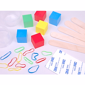 Craft Stick Catapults Kit – Supplies for 30 Catapults, Complete STEM Project for Kids with Instructions