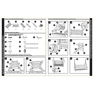 Shine Company 4216WT Maine Wood Porch Swing | Hanging Swing Bench with Chains – White