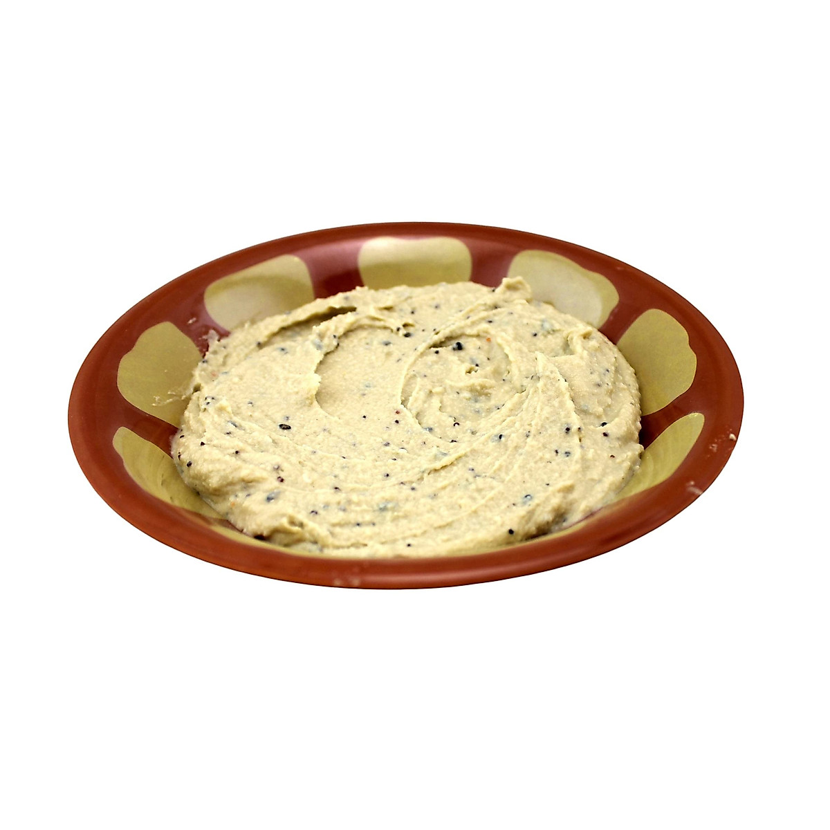 Dependable Industries inc. Essentials 2 Piece Set Melamine Hummus & Guacamole Serving Dip Bowl Condiment Humus Dish
